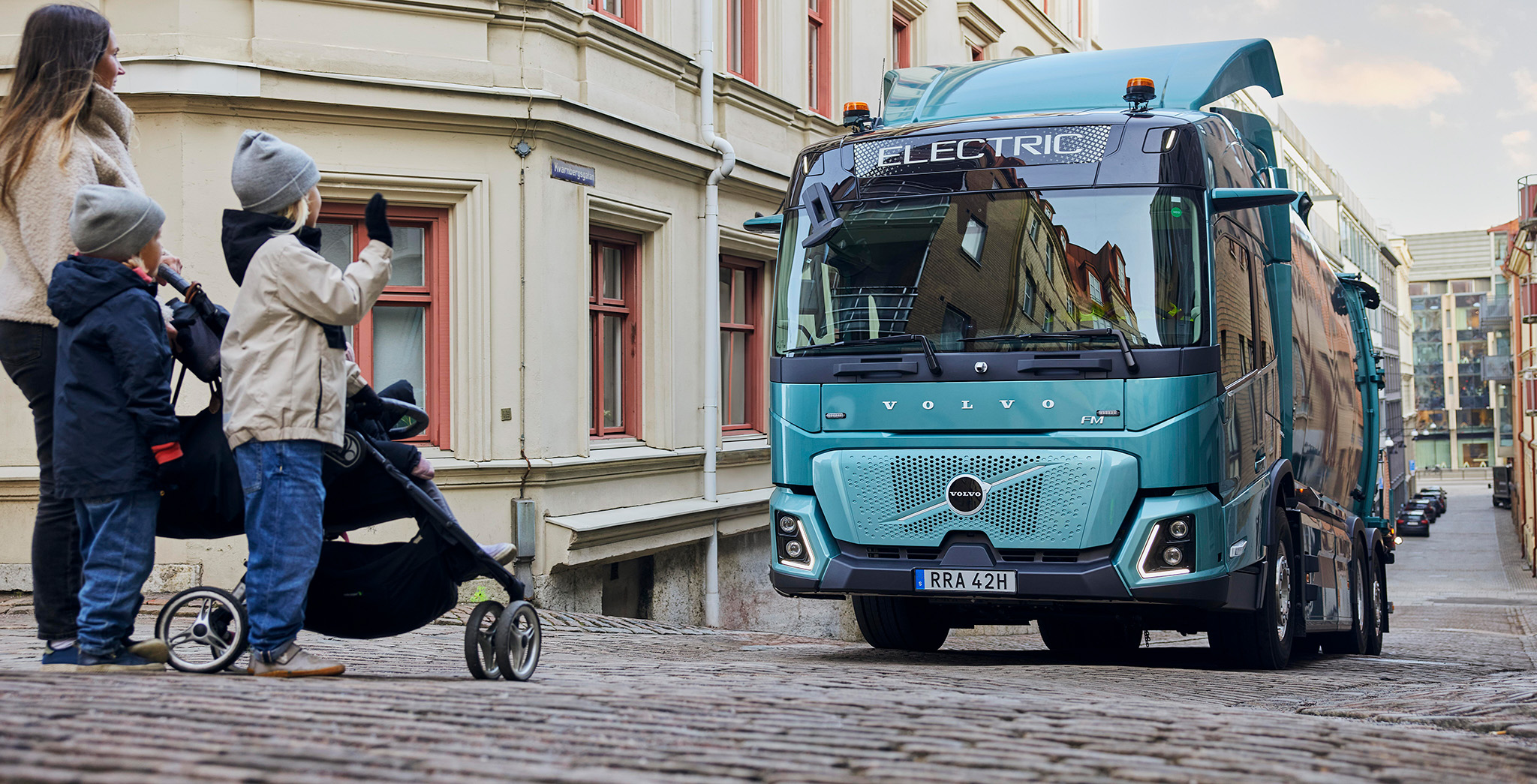 Volvo Trucks' sortiment af elektriske renovationslastbiler